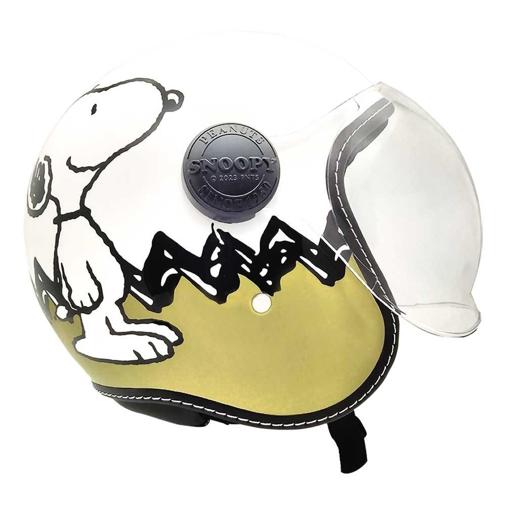 アークス SNJ-113 SNOOPY スヌーピー&チャーリーブラウン ジェットヘルメット 《ベージュ》（SM/57-58cm） - メルカリ