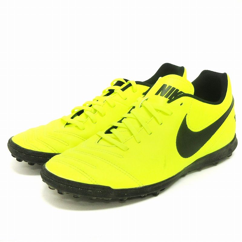 ナイキ NIKE Tiempox Rio III TF ティエンポ サッカー スニーカー トレーニングシューズ スパイク タフコート イエロー 黄 US8.5 26.5cm SM3 - メルカリ
