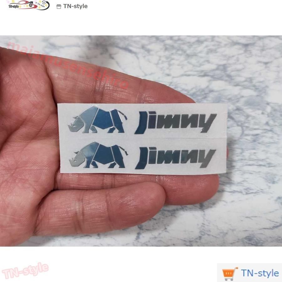 高品質 Jimny メッキ調ステッカー(大)2枚セット SUZUKI ジムニー JB23 JB33 JB43 JB64 JB74 JA11 JA12 JA22 SJ30 シエラ クーポン ...
