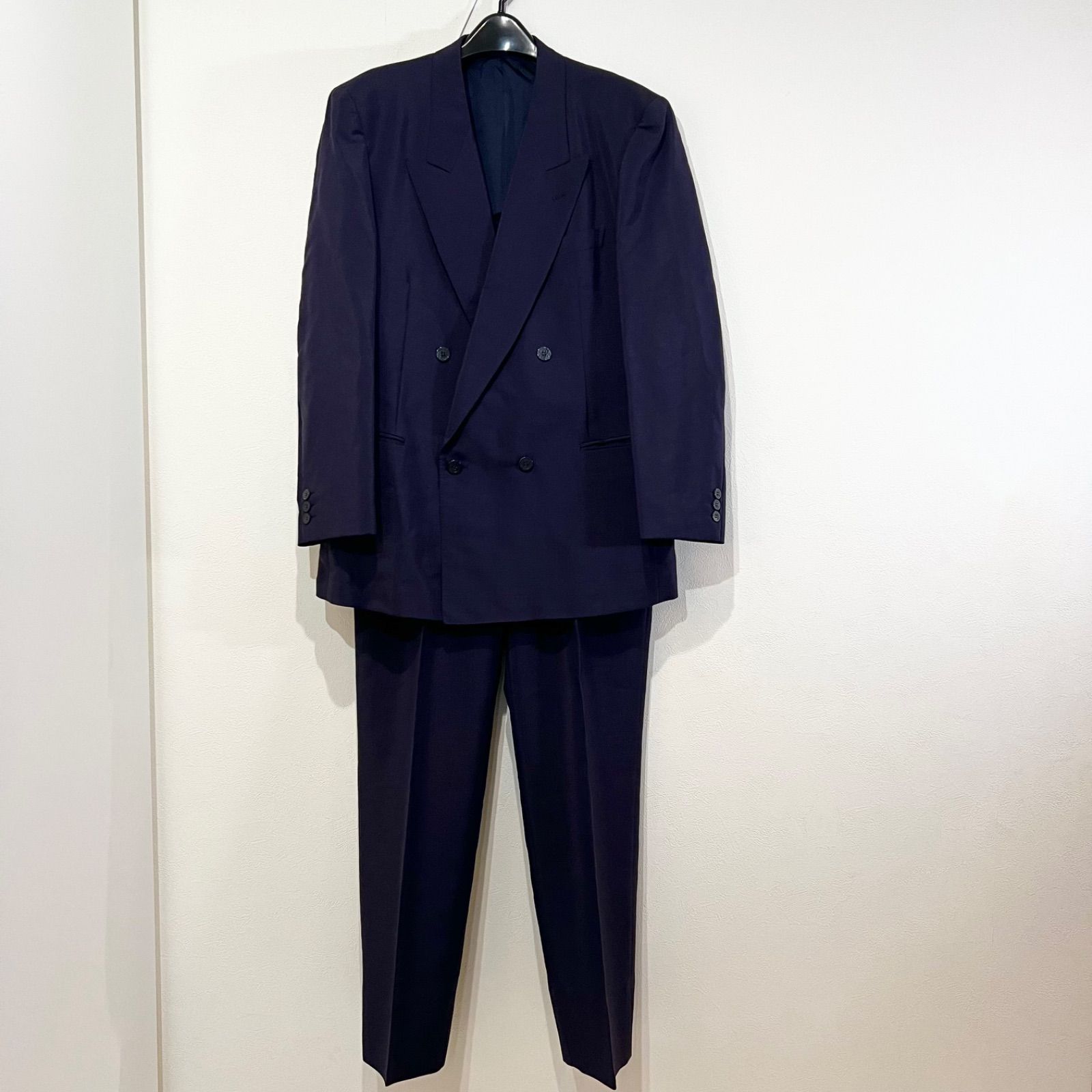 Z1047 LANCEL ランセル 毛100 カジュアル スーツセット パープル メンズ サイズ98AB6 - メルカリ