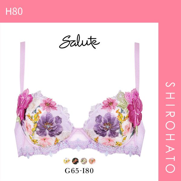 30％OFF【SHIROHATO公式】【正規品・新品】ワコール Wacoal サルート Salute 23AW 93G BTJ493 P-UP ブラジャー GHI プッシュアップ 単品 谷間 ...