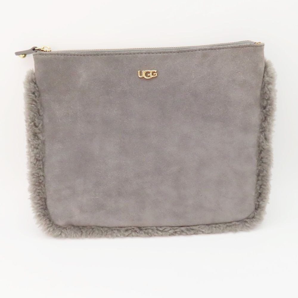 UGG アグ 88276 クラッチバッグ ムートン グレー セカンドバッグ 2400293 - メルカリ