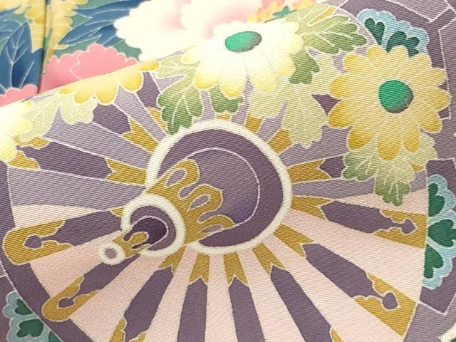 平和屋着物○本加賀友禅作家 奥原一就 色留袖 花車文 正絹