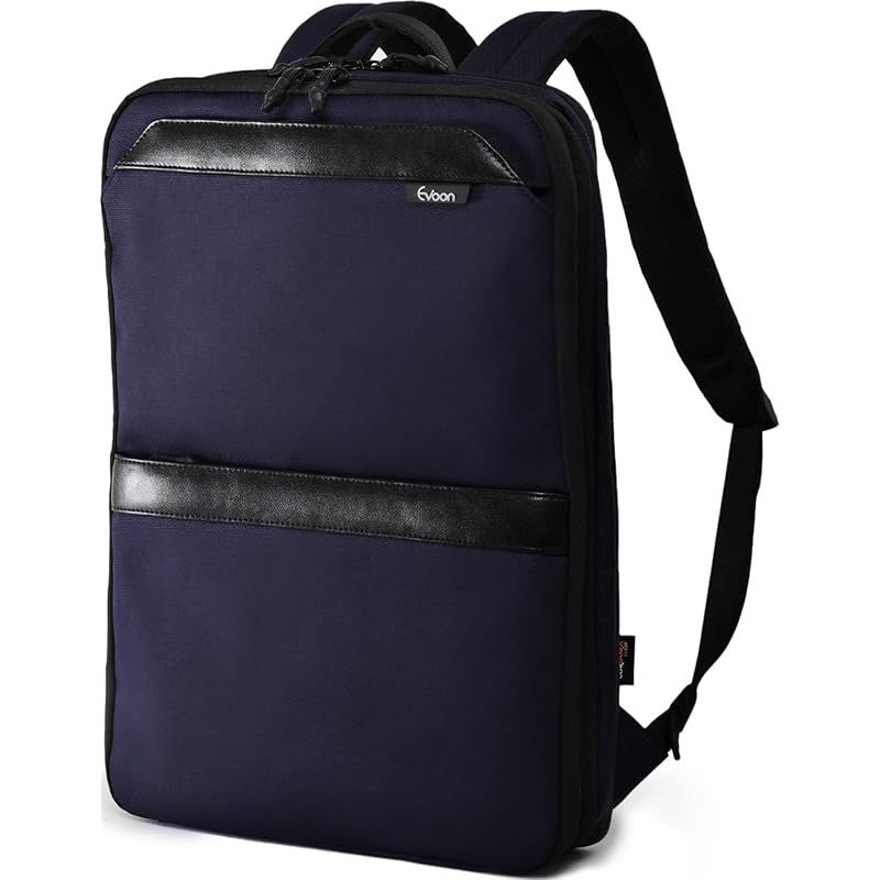 【新品】 [Evoon] マルチビジネスリュックSlim ビジネスリュック 薄型 メンズ 軽量 1キロ未満 撥水加工 拡張機能付き 通勤リュック バックパック 15.6インチPC収納可能 ...
