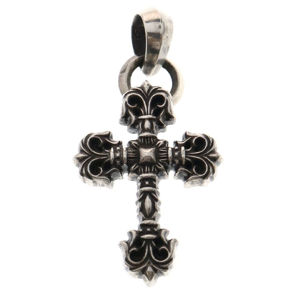 CHROME HEARTS (クロムハーツ) FILIG CROSS-XSM W BALE フィリグリークロスXSベイル wベイル ネックレス ...