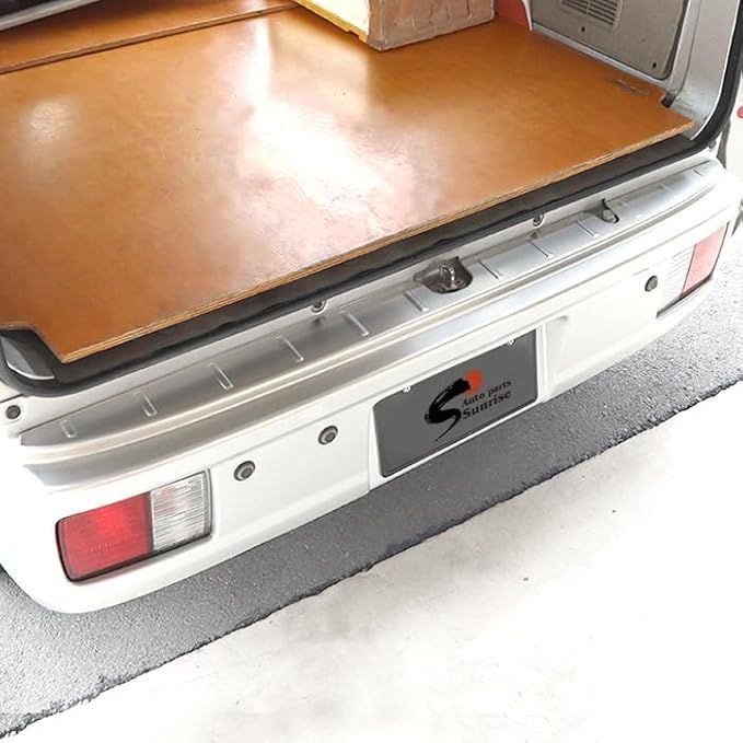 DA17W エブリイワゴン リア バンパー ステップ ガード シルバー ステンレス製 カバー プロテクター ガーニッシュ スズキ エブリィ - メルカリ