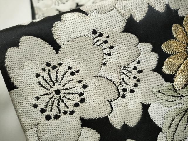 平和屋着物＃羽織 吉祥文 黒地 正絹 逸品 CAAT5724id