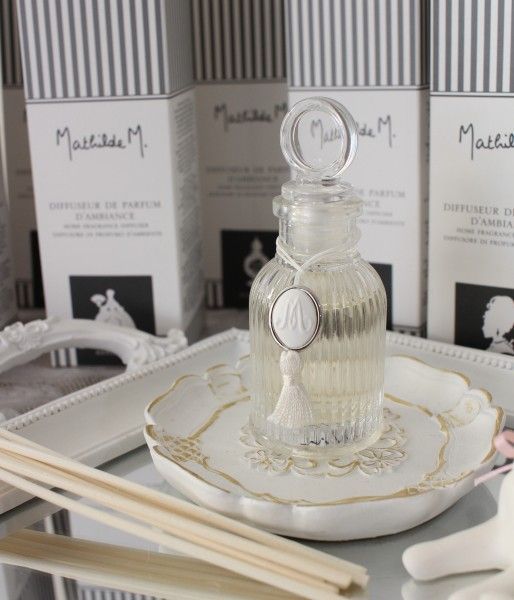 ディフューザー ルームフレグランス マチルドエム フランス (30ml 香り8種あり）芳香剤 小型 ミニ アロマ 飾り マチルドM Mathilde M. シャビーシック アンティーク風 輸入 ...