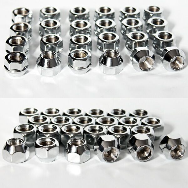 貫通 ホイールナットメッキナット ショートナット P1.5 P1.25 19HEX 21HEX 24個 ハイエース ランクル サーフ パジェロ キャラバン サファリ - メルカリ