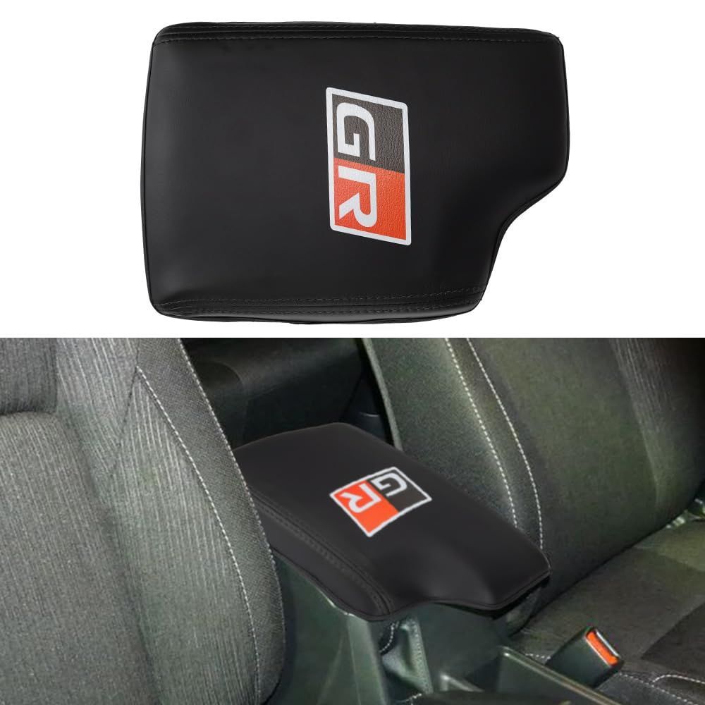 人気商品LEXLEYS トヨタ ハイラックス GUN125系 専用設計 コンソールボックスカバー アームレストボックス アクセサリー カスタム パーツ GR ロゴ付 ドレスアップ 内装 汚れ ...