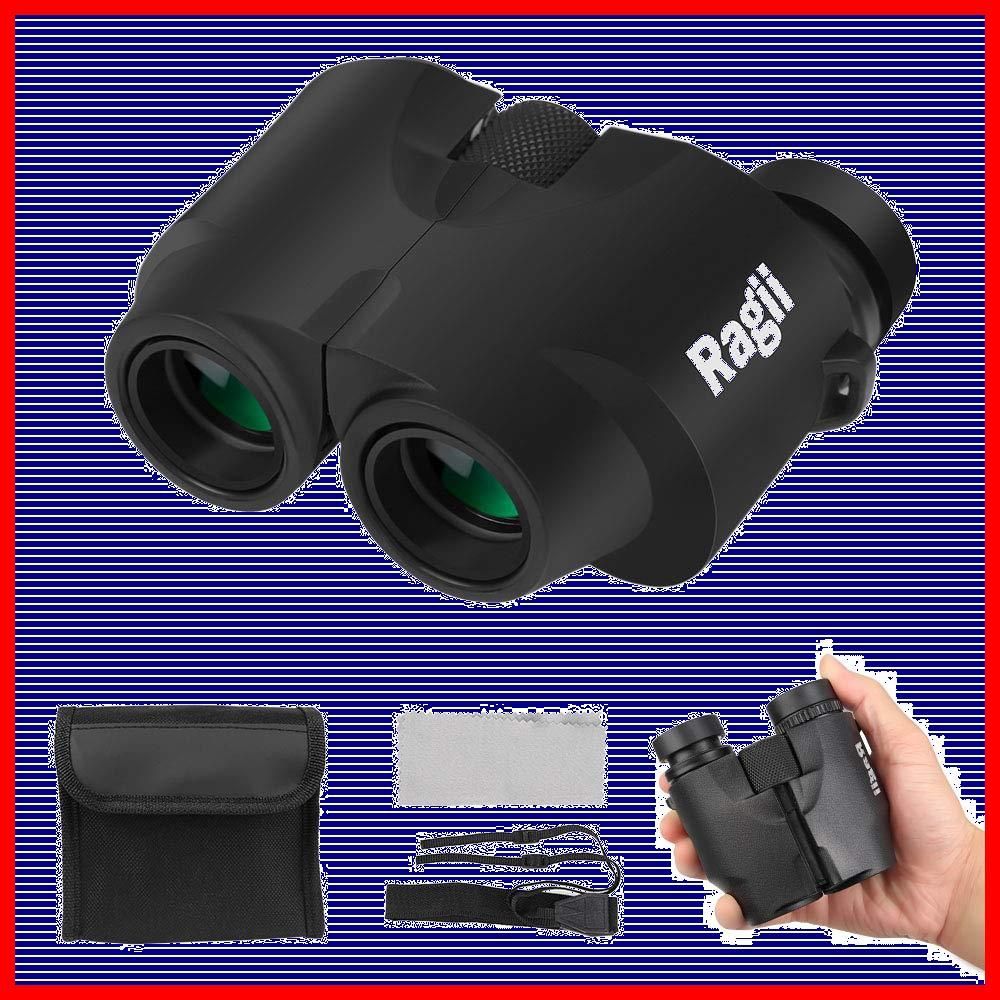 【人気商品】Ragii 双眼鏡 コンサート 12倍 高倍率 12×25 超軽量 めがね対応 酔いにくい 暗くならない ドーム 防水 アウトドア ...