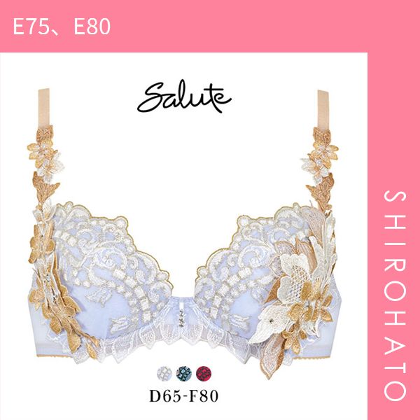 29％OFF【SHIROHATO公式】【正規品・新品】ワコール Wacoal サルート Salute 24SS先行 02G BTJ402 P-UP ブラジャー DEF プッシュアップ 単品 ...