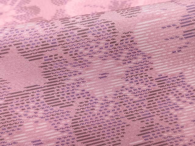 平和屋着物○本場大島紬 道中着セット 大山織物謹製 色泥染 舞花文