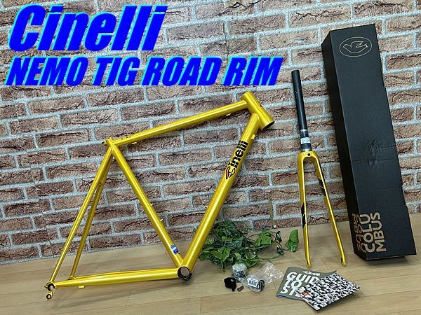 M 》大特価sale!! 未走行品!! Cinelli NEMO TIG ROAD RIM FRAMESET size:M 54 JIS ...