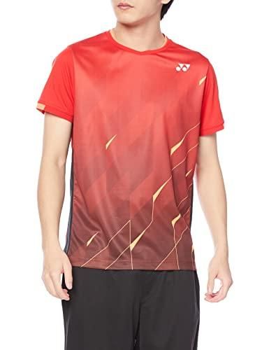 【新品・5営業日で発送】YONEX ヨネックス ユニゲームシャツ(フィットスタイル) (10463) 色 : サンセットレッド サイズ ...