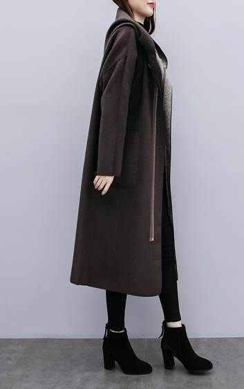 リバーシブル アウター コート ロング ロング丈 袖あり 長袖 襟なし