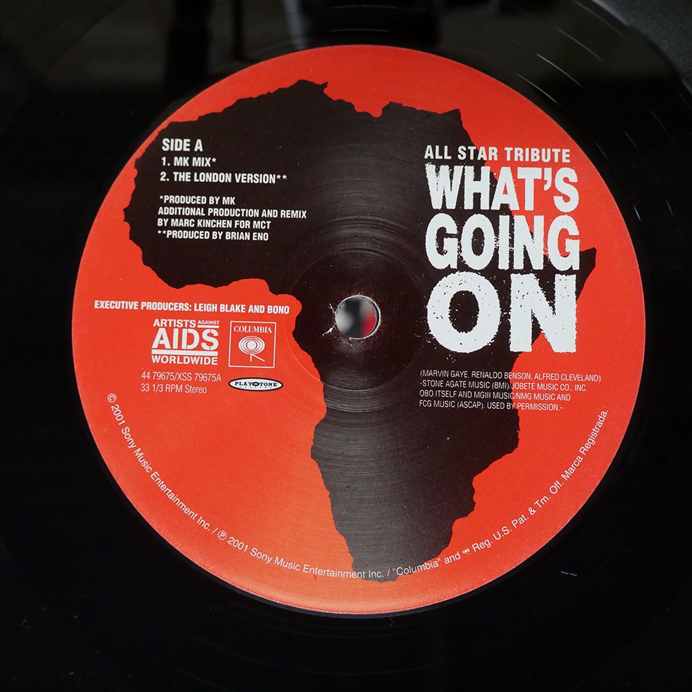 米 US盤 ARTISTS AGAINST AIDS WORLDWIDE/WHAT'S GOING ON/COLUMBIA 4479675 ...
