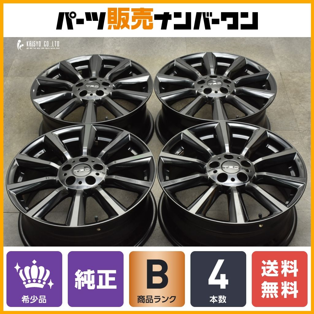 【希少品】トヨタ C-HR 純正オプション TRD TF6 18in 7.5J +51 PCD114.3 4本セット ハリアー RAV4 ...