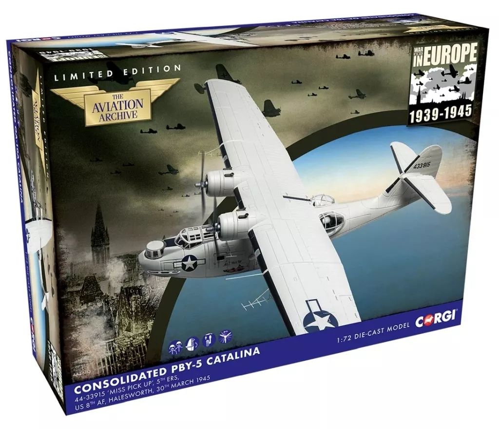 【新品】ミニカー 1/72 コンソリデーテッド OA-10A カタリナ ”ミス ピックアップ ” 44-33915 [CGAA36113 ...