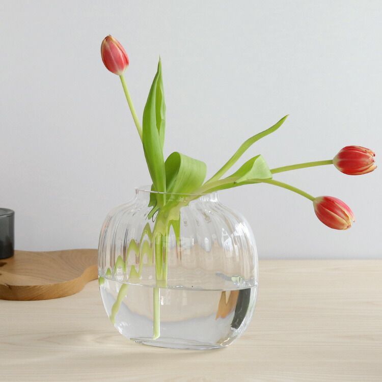 ホルムガード プリムラ オーバルベース 17.5cm クリア Holmegaard PRIMULA vase 花瓶 マウスブロウ（手吹き） フラワーベース ギフト 結婚祝い プレゼント 贈り物 ...