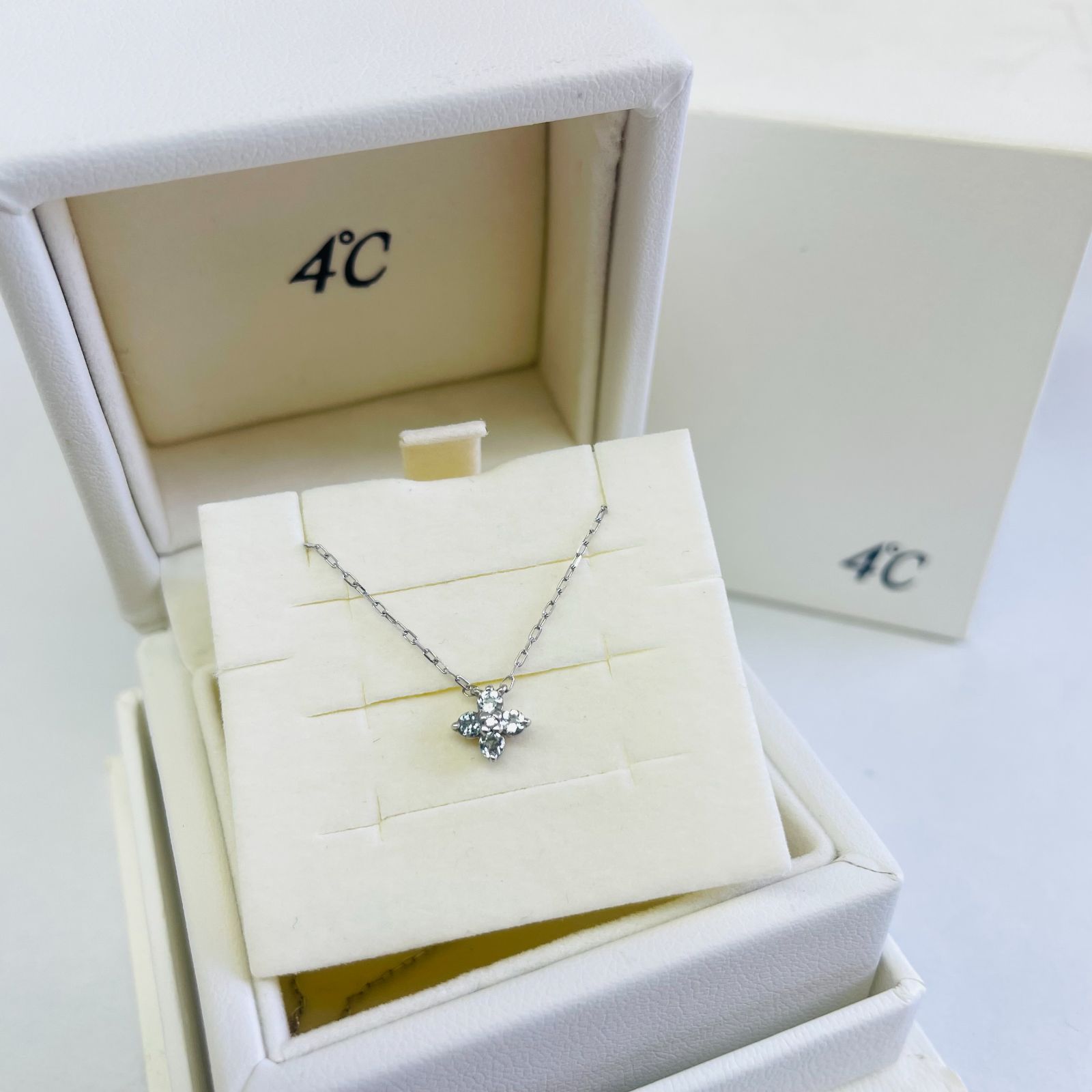 【箱付き・K10・4C】K10 4C 4℃ ヨンドシー ネックレス - メルカリ