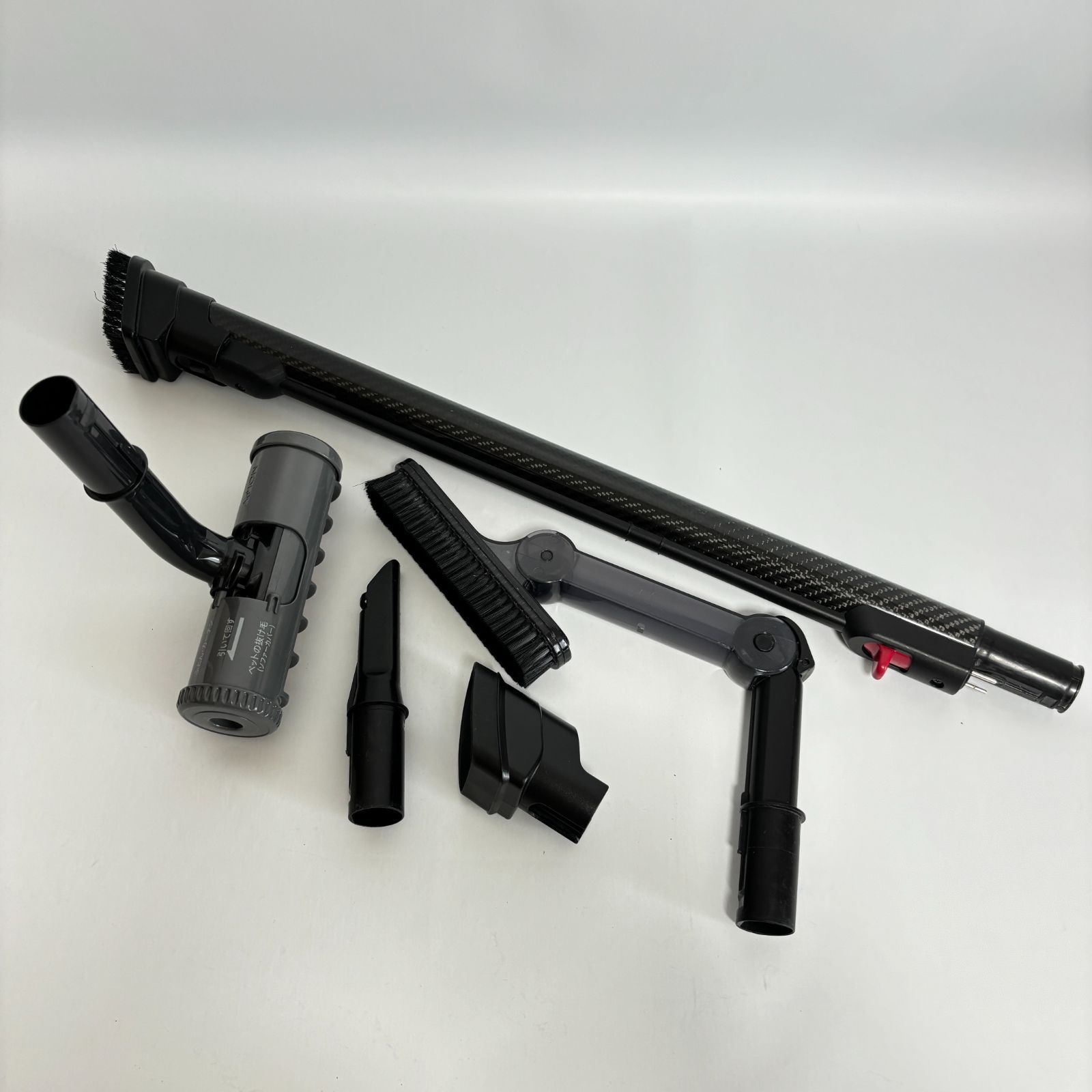 【簡易清掃済】 SHARP シャープ EC-AR7 EC-SR7 EC-HR7 掃除機 延長管＋オプションパーツ4点セット カーボンパイプ パイプ タービンヘッド 中間パイプ ズームパイプ ...