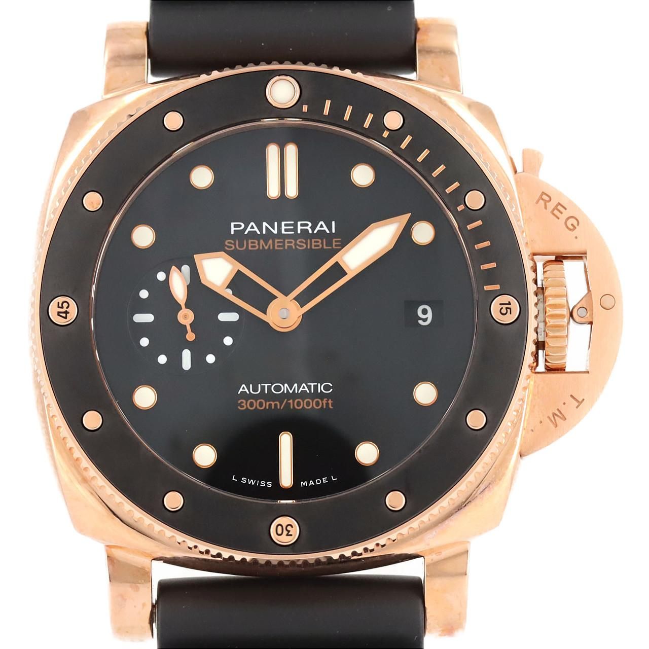 【新品】パネライ サブマーシブルゴールドテック PAM01164 PG･RG 自動巻 - メルカリ