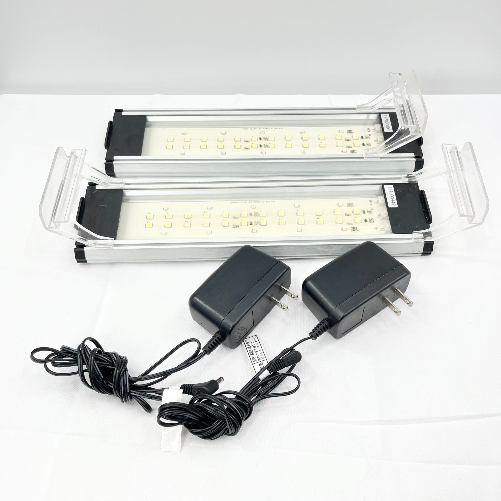 【目立った傷や汚れなし】GEX クリアLED POWER III 300 水槽用照明 2台セット 30cm水槽対応 アクアリウムライト ジェックス 観賞魚 水草用 - メルカリ