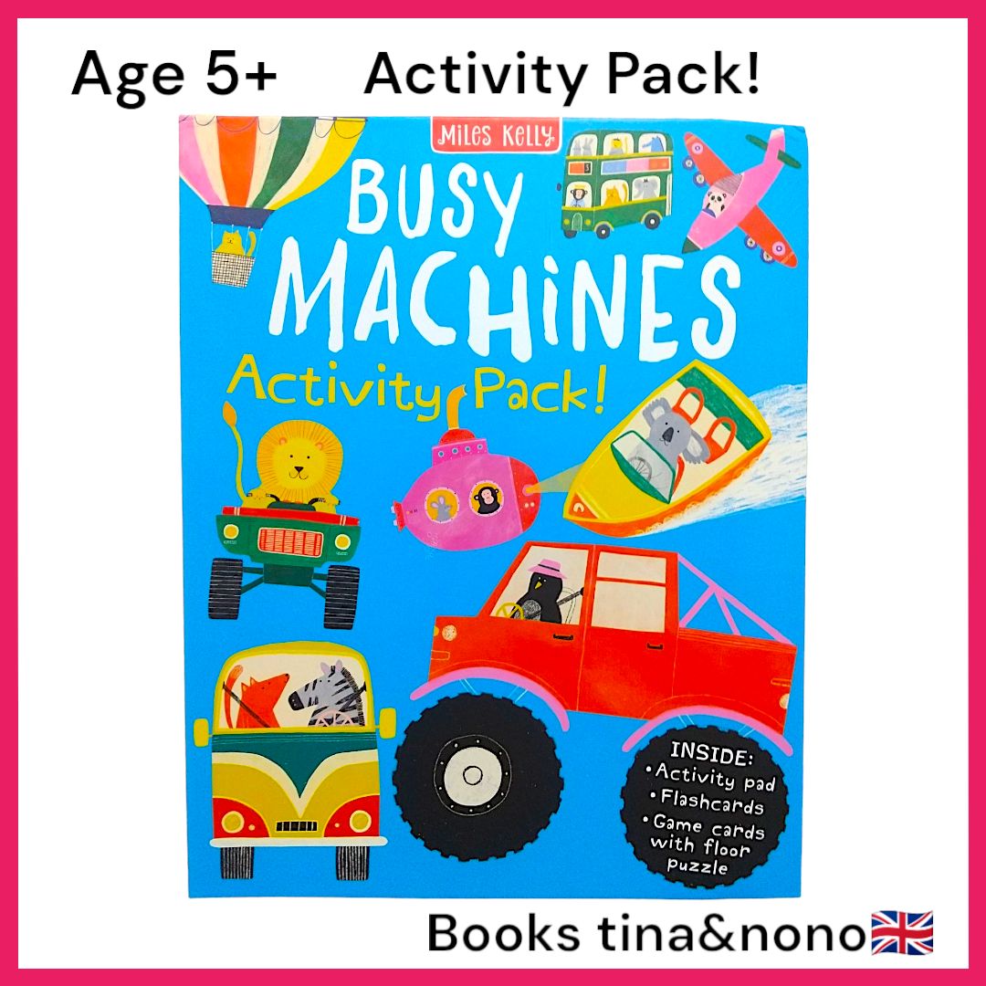 Busy Machines Activity Pack! Brilliant pack with activity pad, game ...