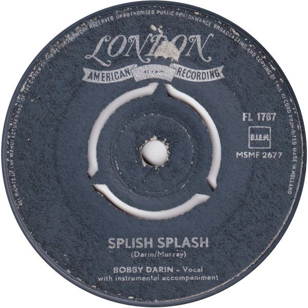 蘭7" Bobby Darin Splish Splash FL1767 London Records, London American ...