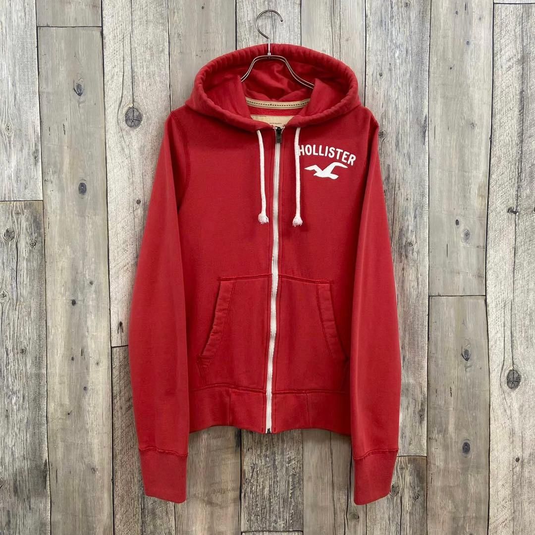 HOLLISTER ホリスター リラックス生地 スウェット フルジップ パーカー - メルカリ