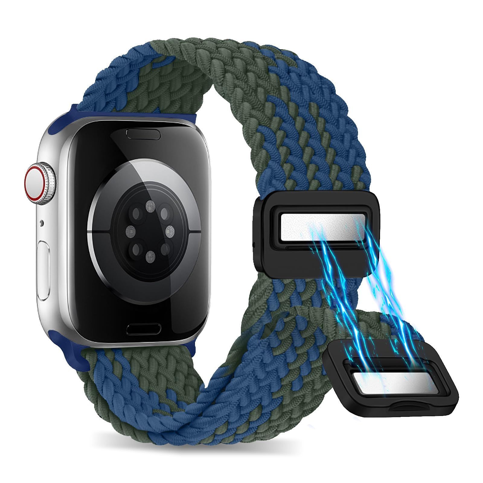 CeiBand バンド Apple Watch 41/40/38mm 用 交換ベルト 編み 腕時計バンド Apple Watch Series ...