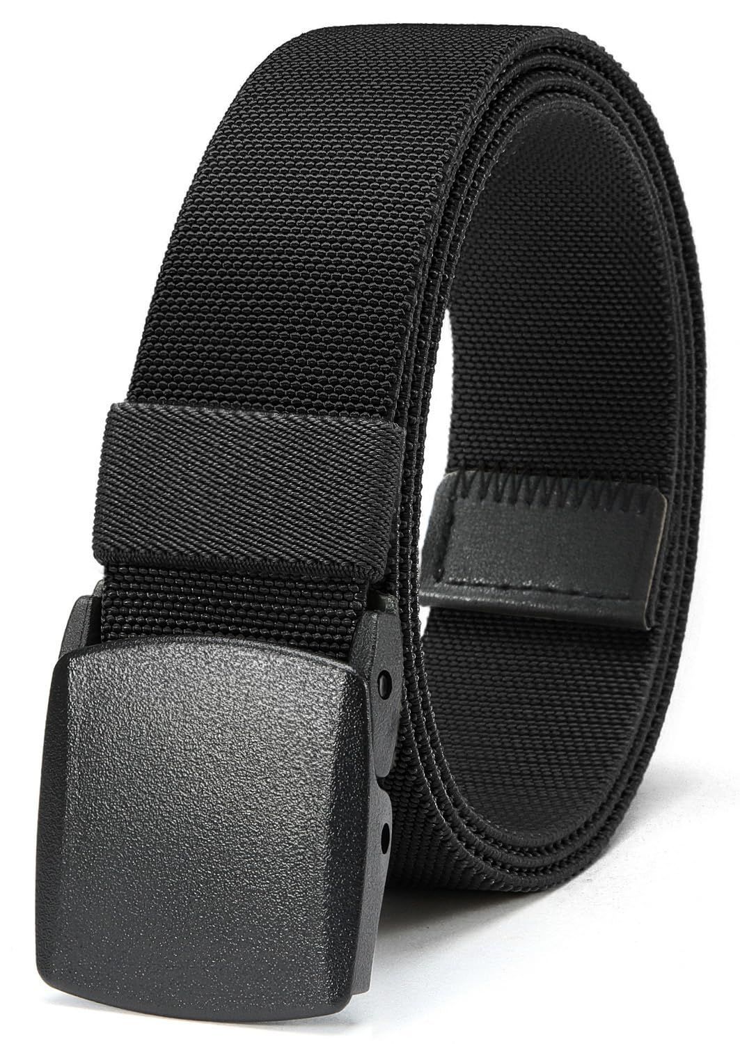 【在庫処分】[CHAOREN] ベルト メンズ 大きいサイズ 作業用ベルト 軽量 ナイロン 伸びる 丈夫 非金属 プラスチックバックル ...