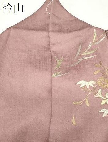 平和屋着物▽中国三大刺繍 スワトウ刺繍 訪問着 花筏文 暈