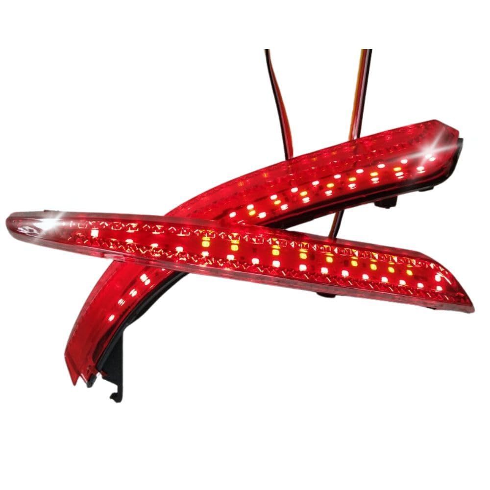 【送料無料】one+lifestyle 日産 エルグランドE52 セレナC26 LEDリフレクター レッドレンズ リアバンパーライト 汎用 カスタム パーツ - メルカリ