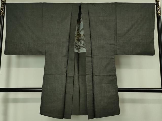 平和屋本店□極上 男性 本場大島紬 アンサンブル 長羽織セット キング