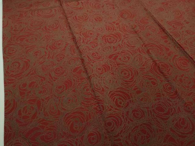 平和屋本店□希少 着物デザイナー 紫藤尚世 訪問着 片身替わり 鬼しぼ