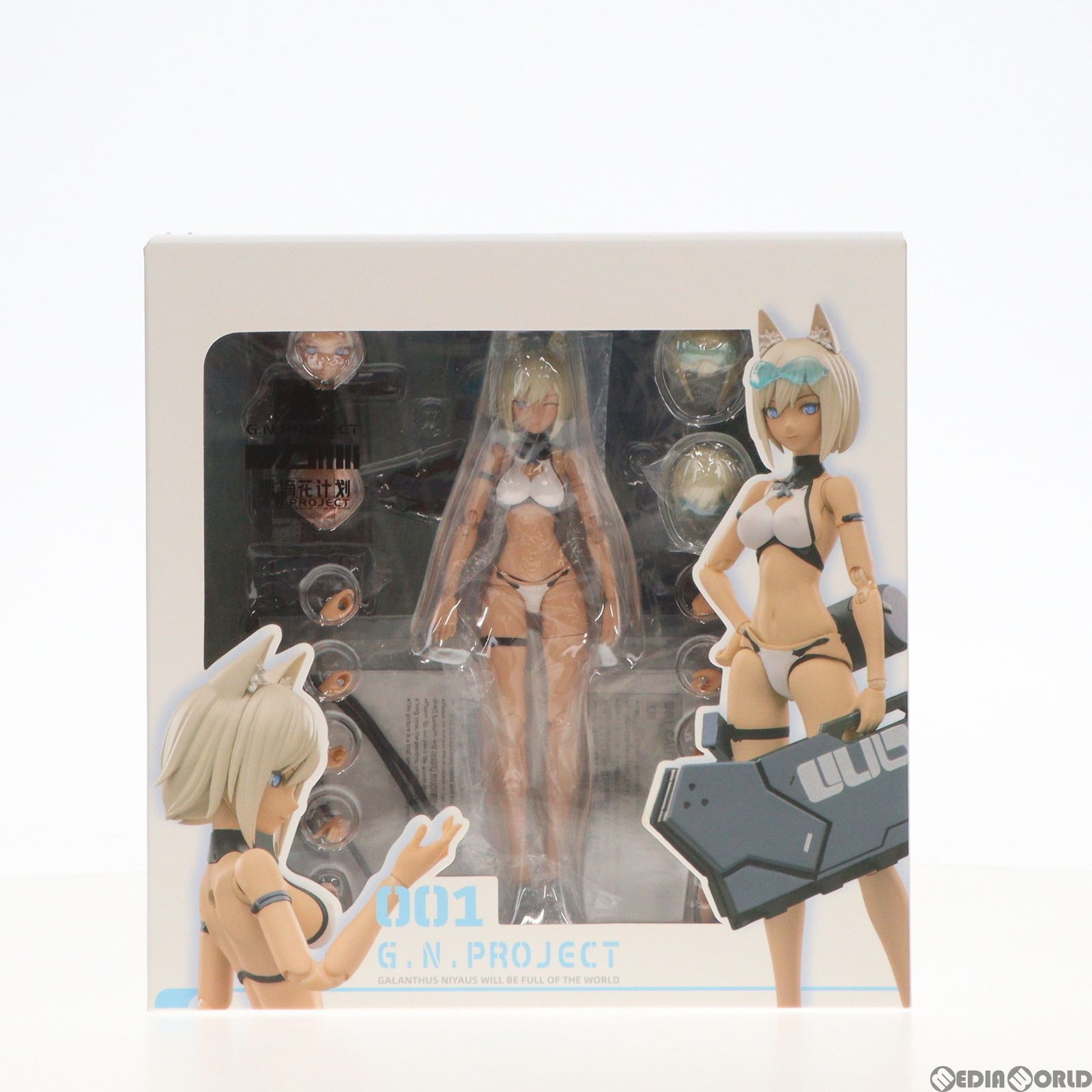 予約特典付属 G.N.PROJECT 第1.5弾 WOLF-001 水着素体・武装セット 1/12 完成品 可動フィギュア SNAIL SHELL(蝸之殻) - メルカリ