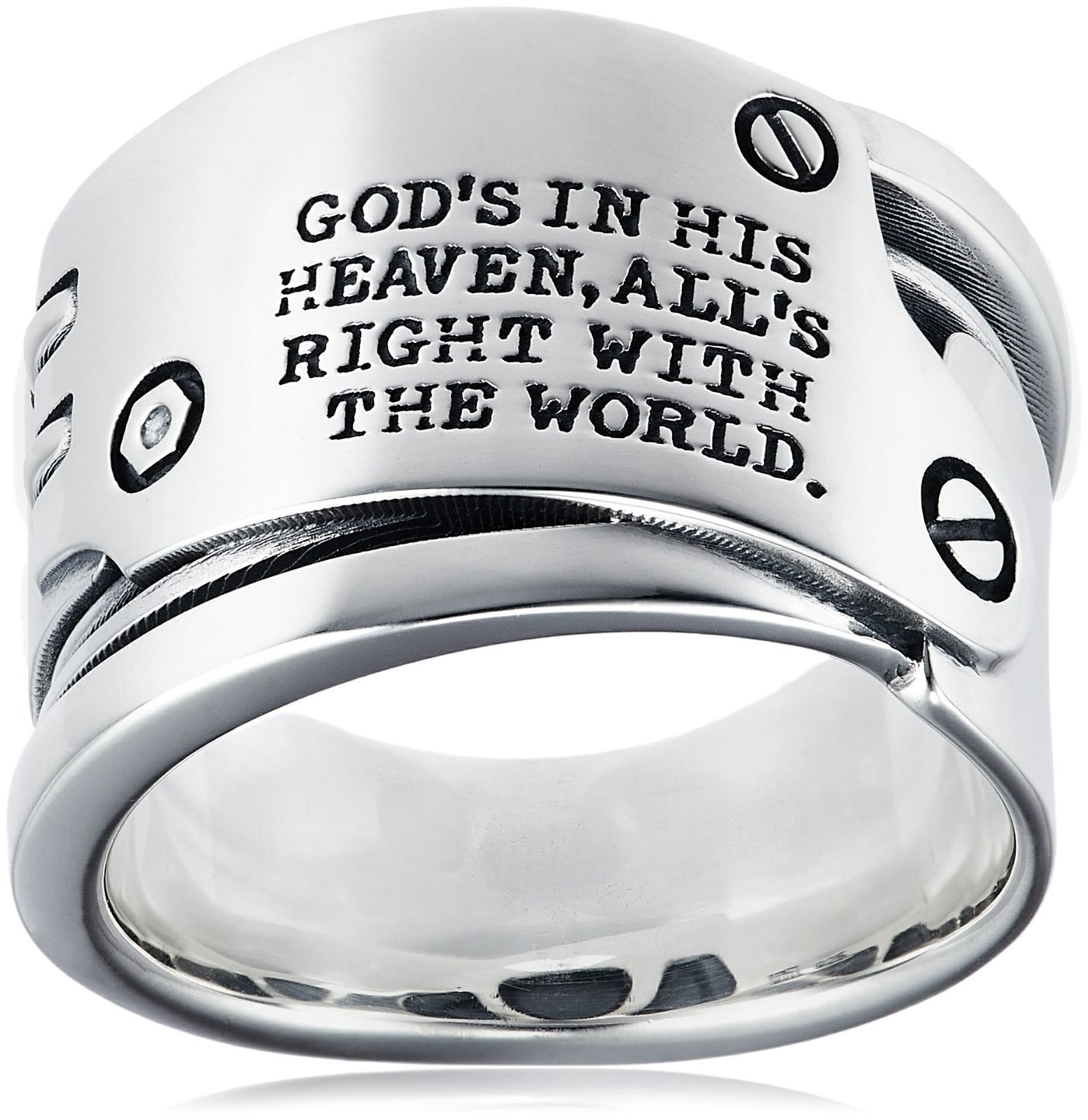 【人気商品】MONROE メカニカルメッセージリング シルバー925 Dr FC-255-SV-23 [ドクターモンロー] 日本サイズ23号 - メルカリ