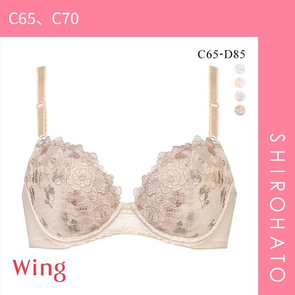 おトク【SHIROHATO公式】【正規品・新品】ワコール Wacoal ウイング Wing KB2060 ナチュラルアップブラ ブラジャー CD 単品｜C65、C70 - メルカリ