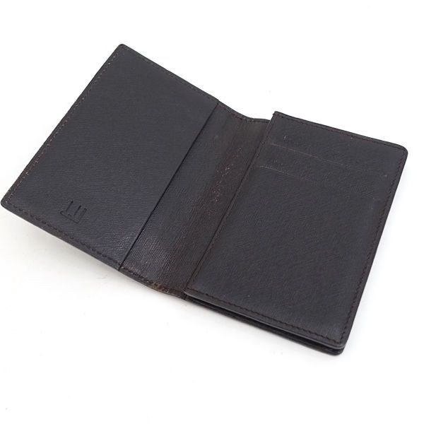 DUNHILL / ダンヒル □名刺ケース レザー ブラック 【カード/パス/定期