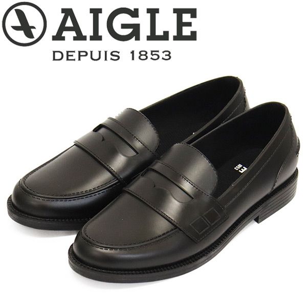AIGLE (エーグル) ZZFNB33 SORBUS ラバー ローファー レディースシューズ 004 NOIR A AGL049 AIGLE 38-約24.0cm - メルカリ