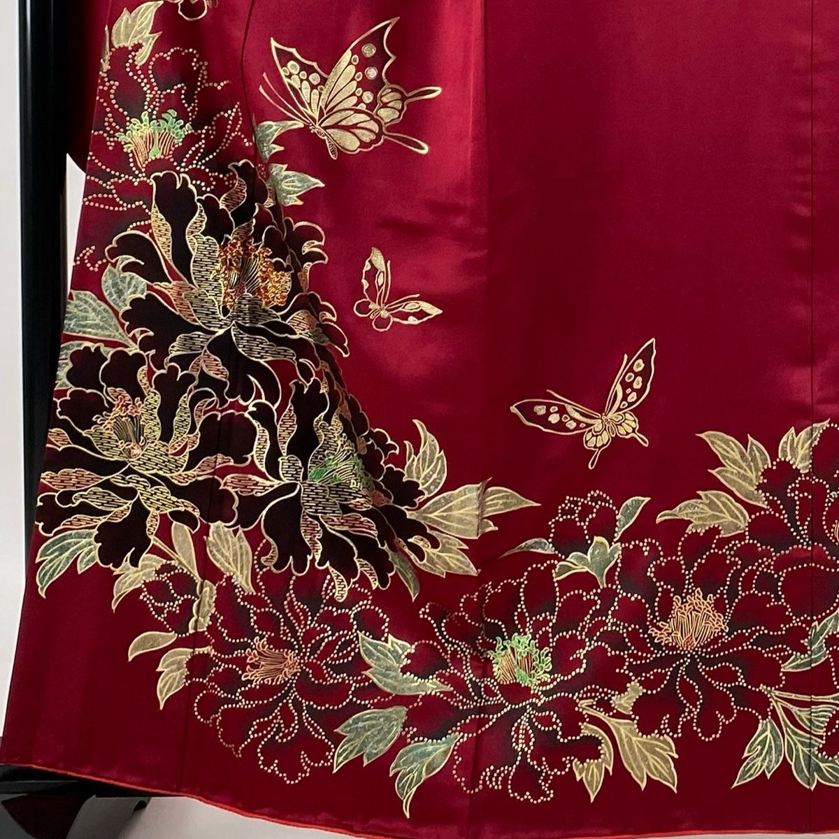 平和屋着物□豪華振袖 作家物 ろうけつ染 草花文 正絹 逸品 CAAP1818ze