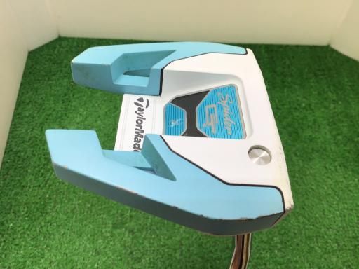 【中古】 テーラーメイド Spider GT LIGHT BLUE シングルベンド 32インチ レディース パター PT スチール ...