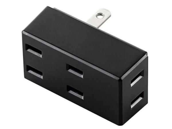 【新品・2営業日で発送】ELECOM エレコム フロントタップ／3個口／ブラック T-TR02-2300BK(T-TR02-2300BK) - メルカリ