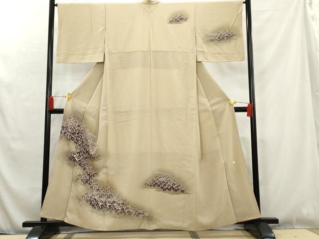 平和屋着物□訪問着 草花文 金彩 正絹 逸品 DAAS9404ma