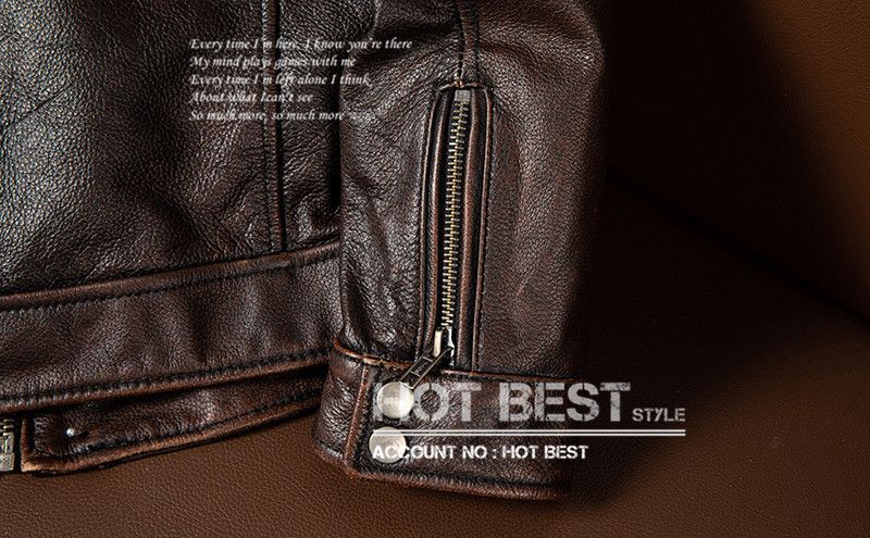 上質 メンズ レザー ジャケット カウハイド 牛革 M65タイプ 復刻40´s