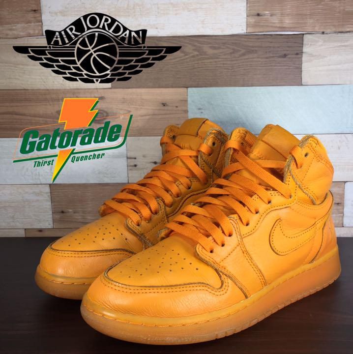 NIKE AIR JORDAN 1 GATORADE HI ナイキ エアジョーダン1レトロ ハイ BG ゲータレード 24.5cm ...