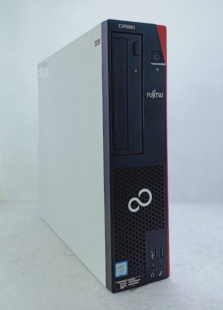 Win11] 快適SSD 9世代i3 スリム型デスクトップPC 富士通 ESPRIMO D588/BX (Core i3-9100 3.6GHz/8GB/NVMe SSD 256GB＋HDD ...