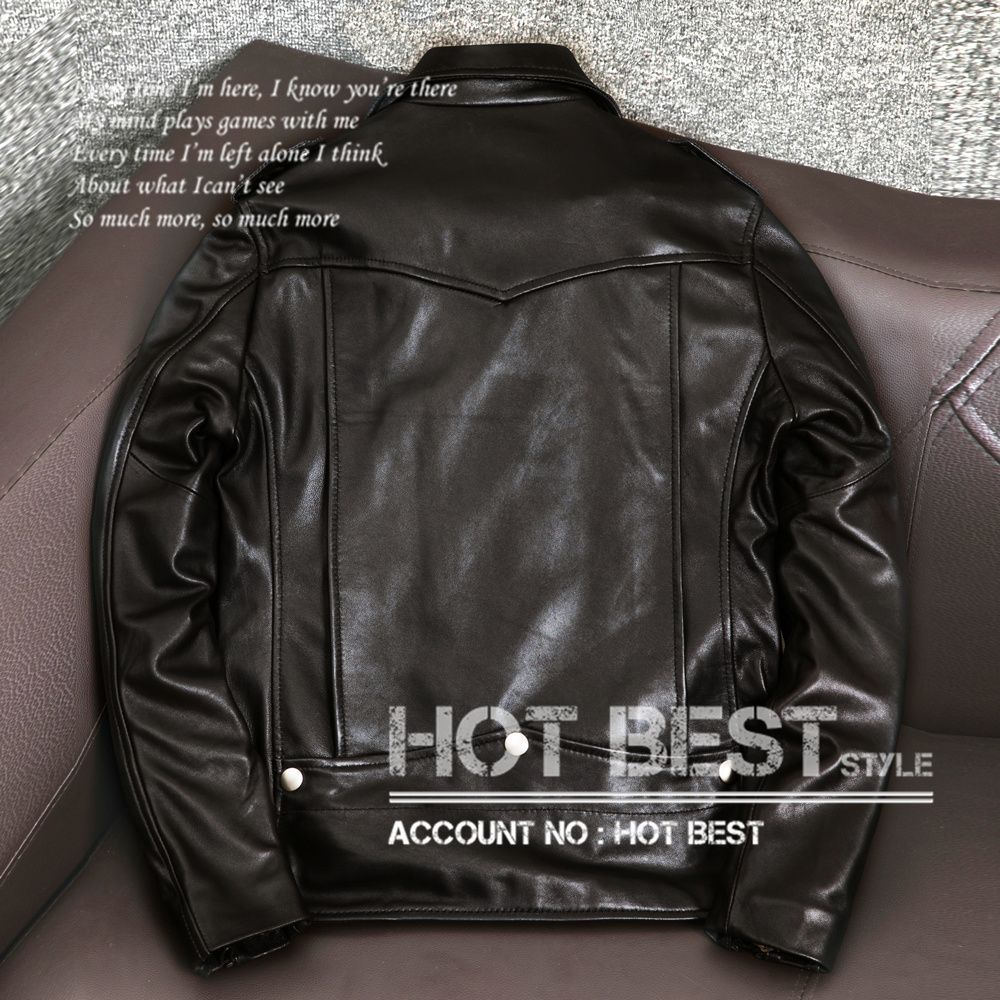 上質革ジャン メンズ　シープスキン　羊革　レア色　UKスタイル ダブルライダース レザージャケット  ロンジャン 上質 メンズ レザー ジャケット シープスキン 羊革 UKスタイル ダブル